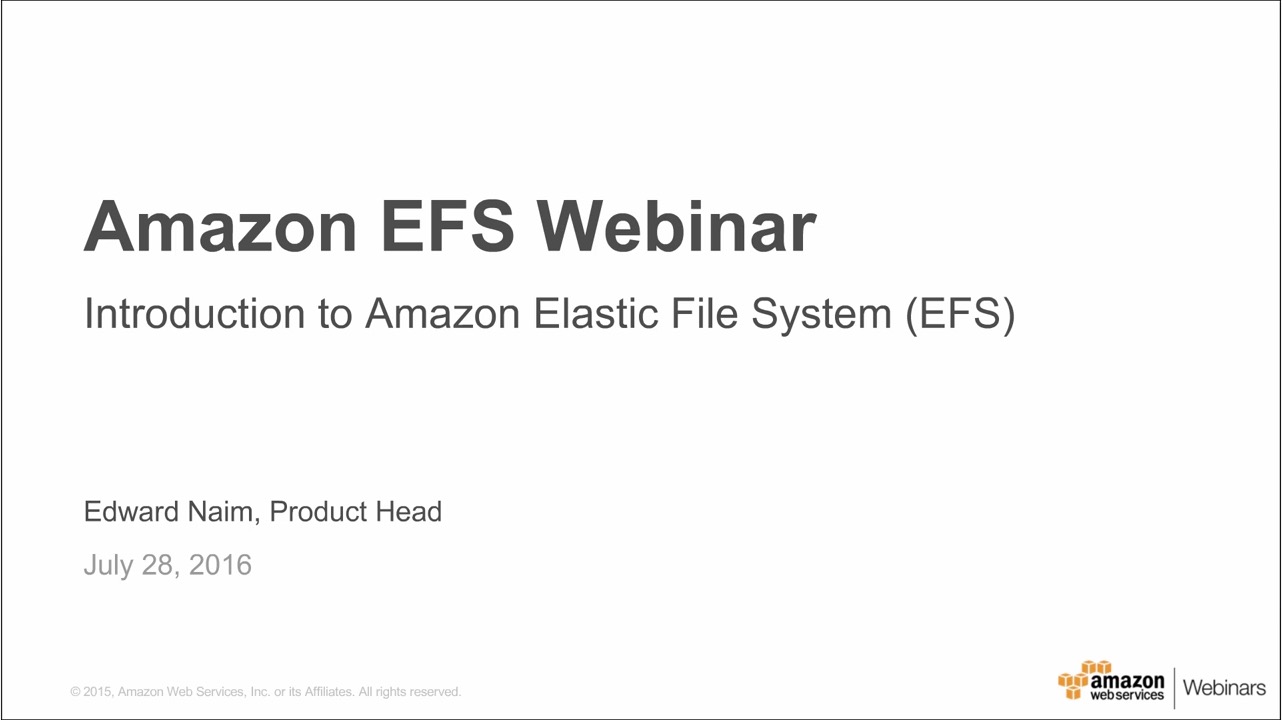 Amazon Elastic File System （Amazon EC2のファイルストレージサービス） | AWS